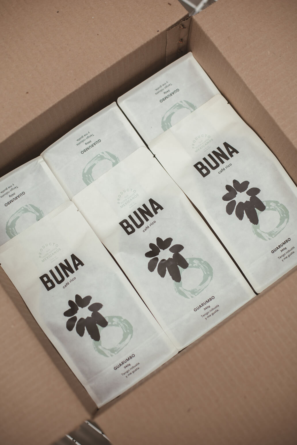 Caja de 12 Bolsas Café Guarumbo de 340grs – BUNA